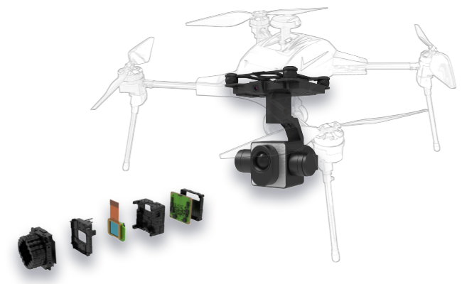 LWIR VOx FPA Thermal Camera Sensor Module Strong Environmental Adaptability