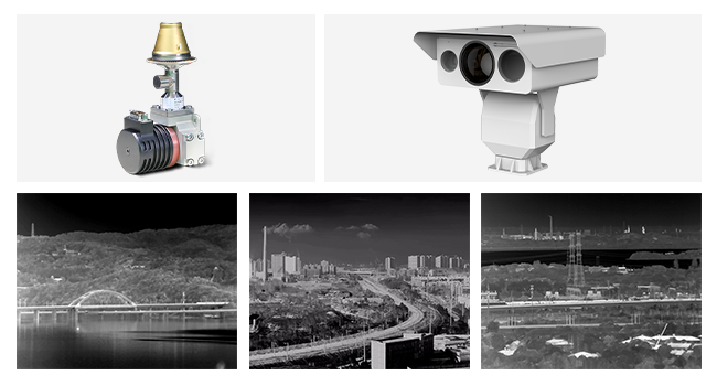 HD Cooled MWIR Infrared Detector Integrated into Security Camera