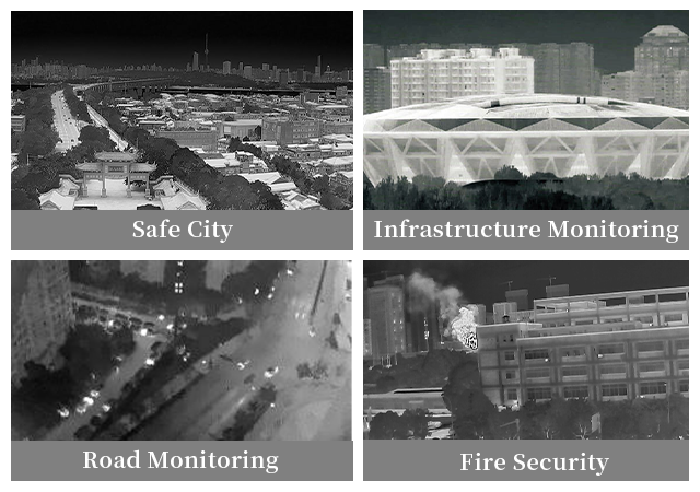 LWIR 400x300 Thermal Imaging Security Camera Module Uncooled
