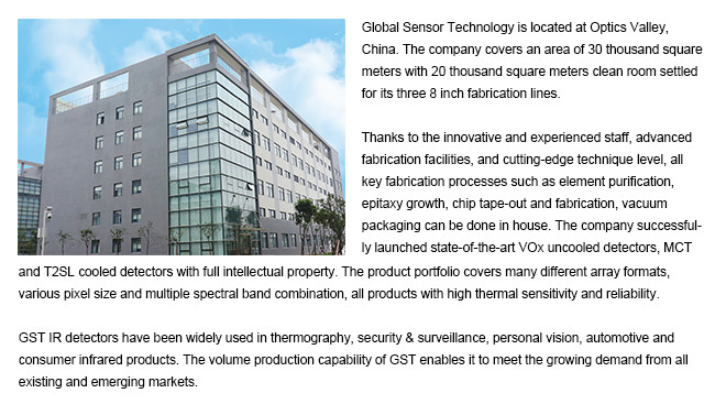 HD MWIR MCT Cooled Infrared Detector 1280x1024 12μM